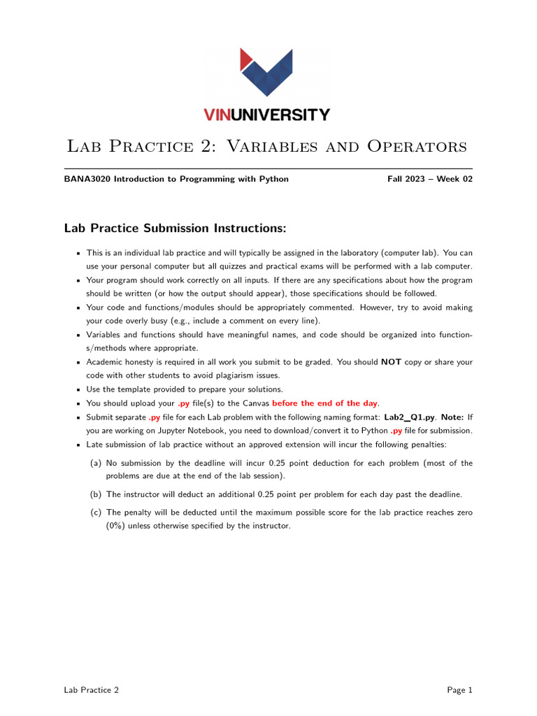 BANA3020_Lab2 | PDF | Input/Output | Computer Program