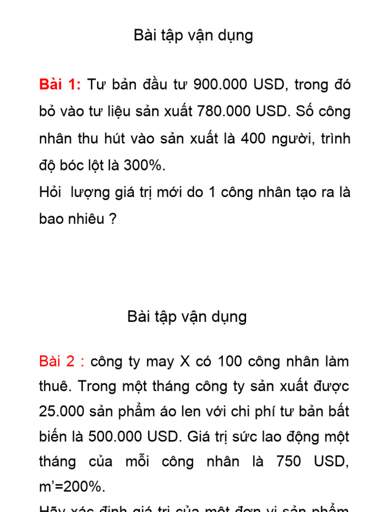 Bai Tap KTCT | PDF