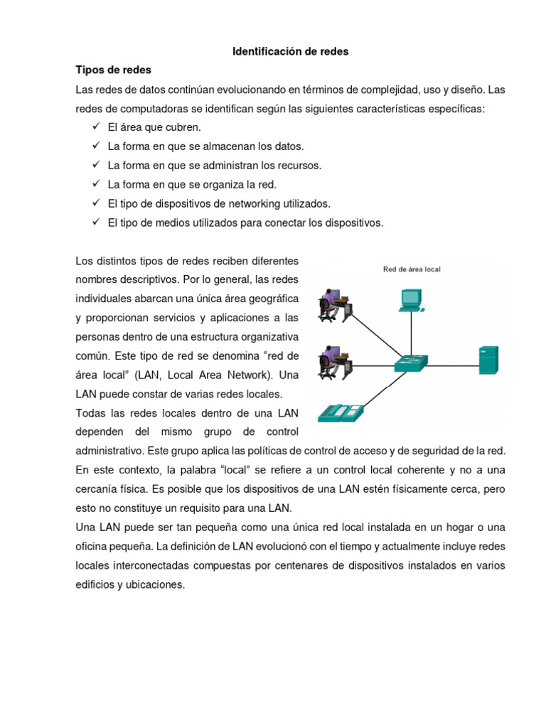 02-Tipos de Redes | PDF | Red de computadoras | Servidor (Computación)