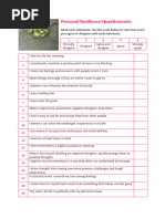 Resilience Assessment Questionnaire (RAQ) | PDF | Psychological ...
