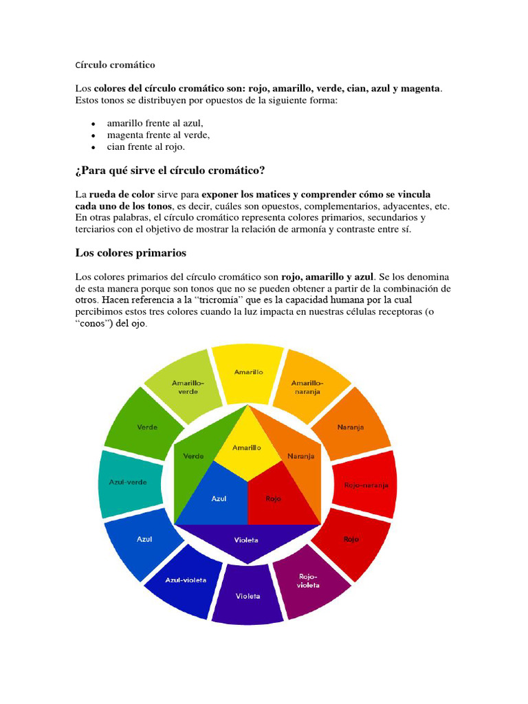 Chroma Círculo Cromático | PDF