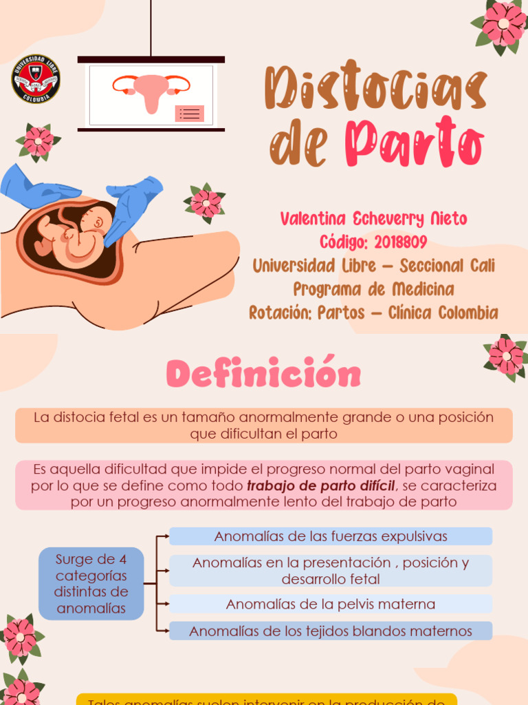 Distocias de Parto - Clinica Colombia - Cali - Valentina Echeverry ...