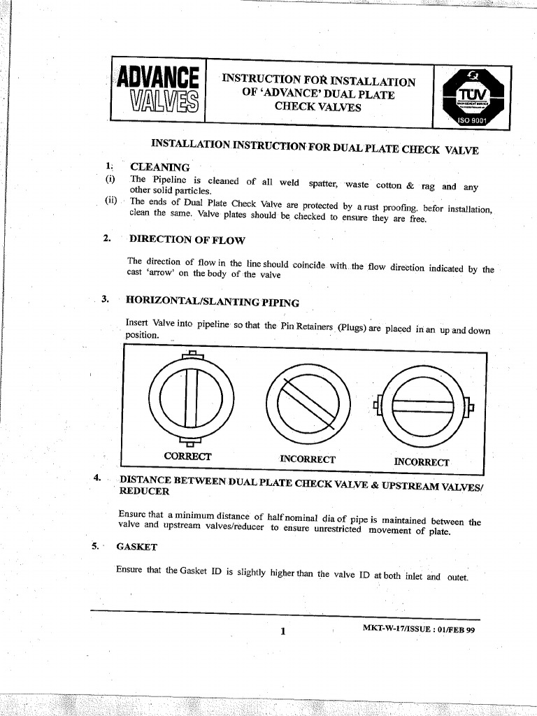 Installation Manual DPCV | PDF