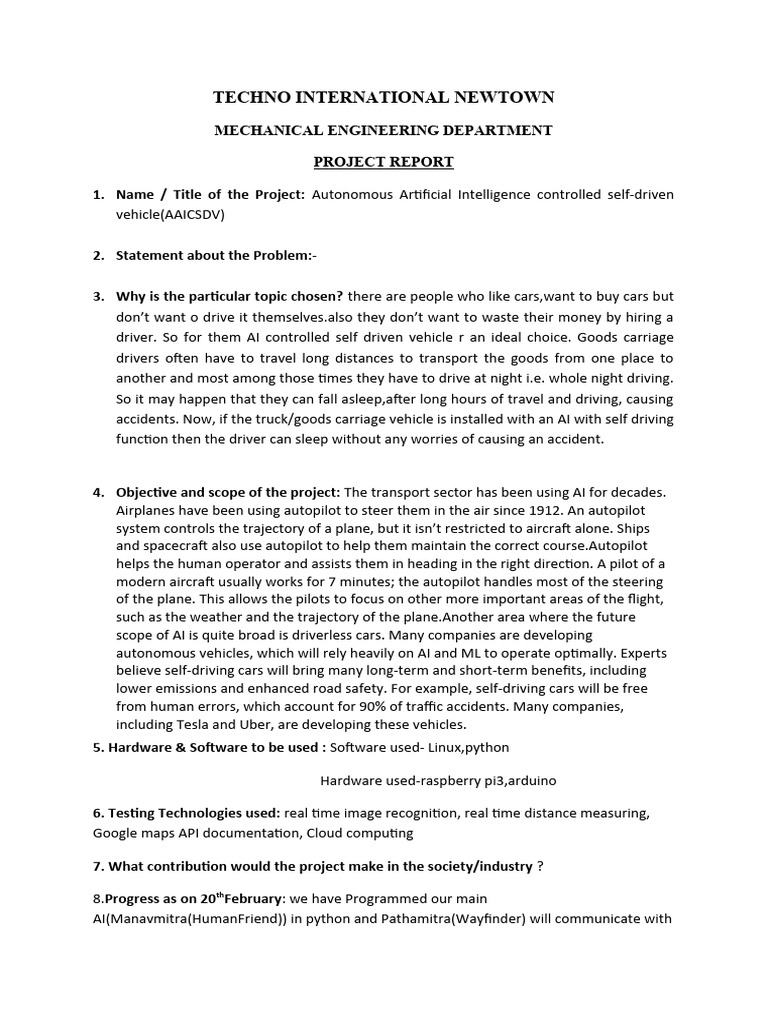 Project Synopsis(7th Sem) | PDF | Artificial Intelligence | Intelligence (AI) & Semantics