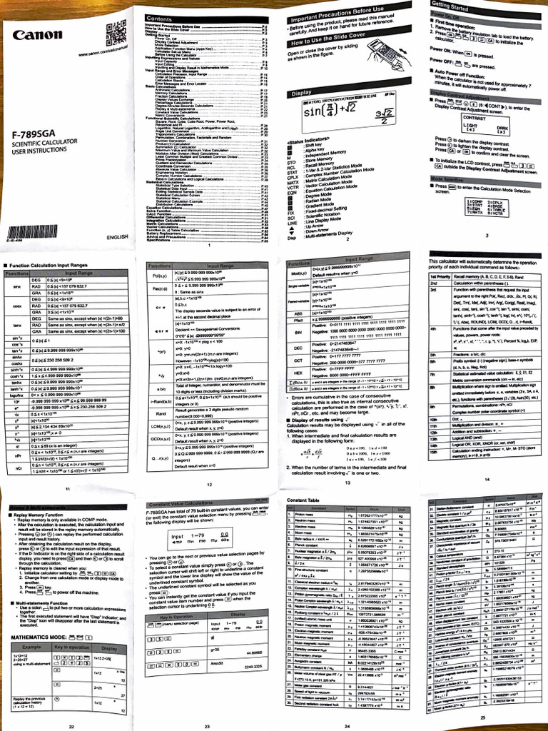 Canon Instructions | PDF