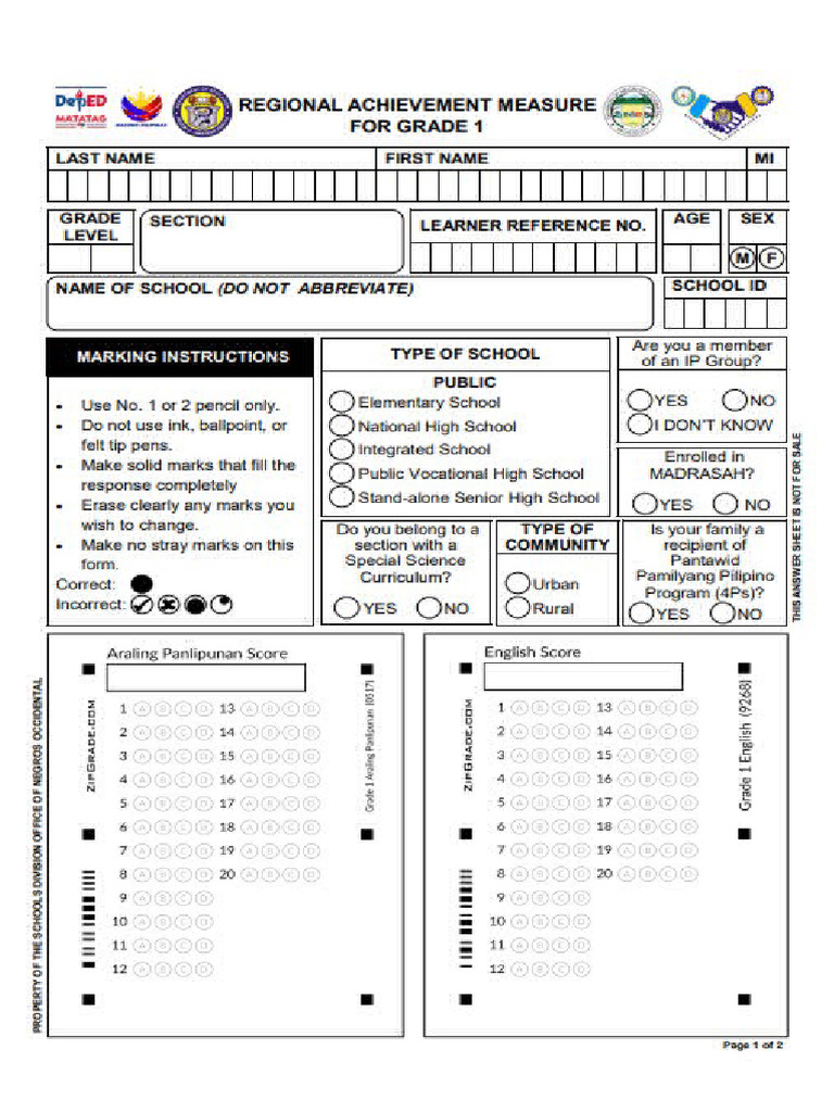 Ram Learners Data Sheet | PDF