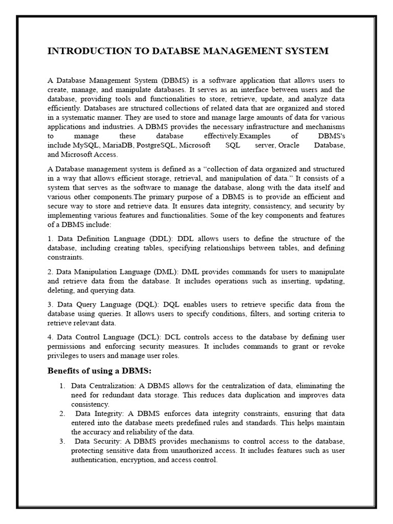 DMS MP | PDF | Databases | Relational Database