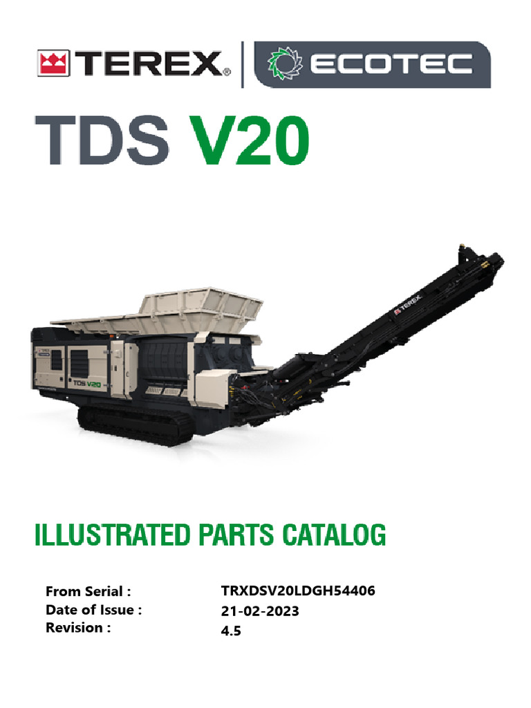 TDS V20 Illustrated Parts Catalog Revision 4 - 5 From Serial No - TRXDSV20LDGH54406 | Download ...