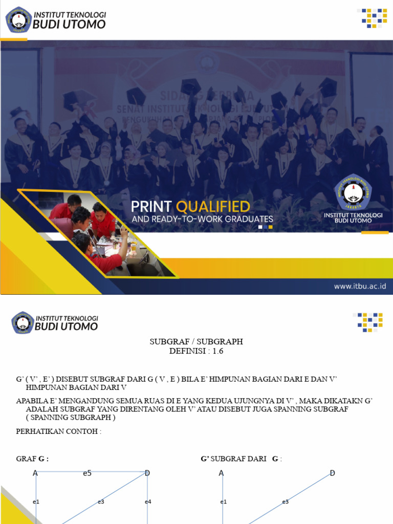 Ppt2-Lanjutan Algoritmagraph | PDF | Metode & Bahan Ajar