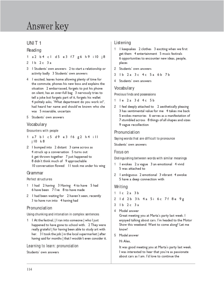 voices_advanced_workbook_key | PDF | Communication | Storytelling