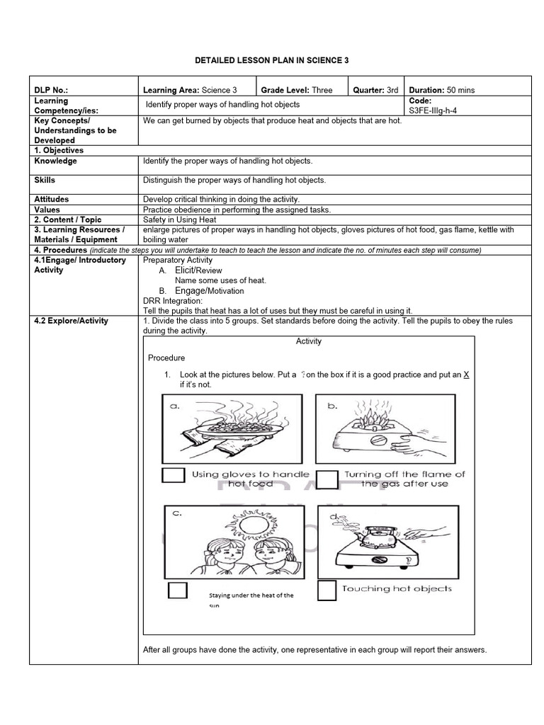 Science 3 DLP Q3 Week 5 Day 2 | PDF | Learning | Human Communication