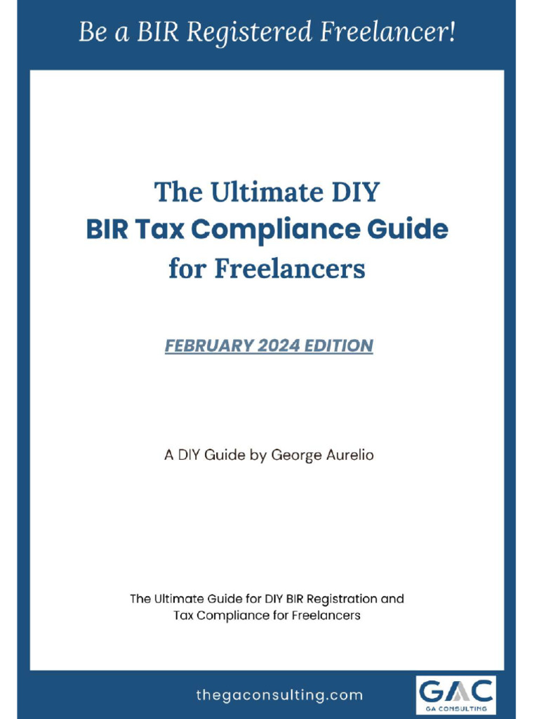 Freelancer-BIR-Registration-Guide | PDF | Tax Return (United States ...