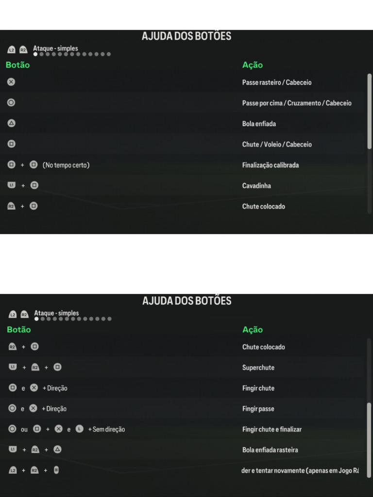 Comandos - EA Sports FC 24 | PDF