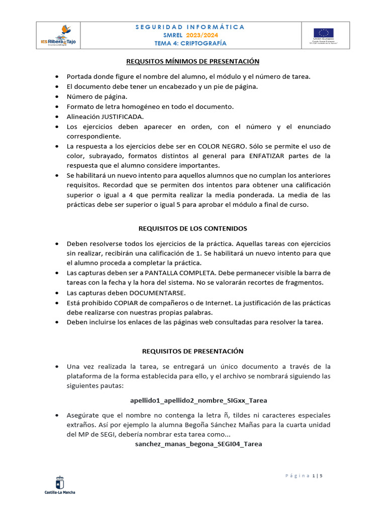 Tarea4 SEG | PDF | Clave (criptografía) | Archivo de computadora