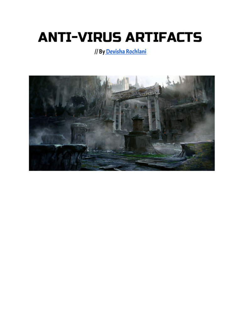 Antivurus Artifacts | PDF | Antivirus Software | Operating System Technology