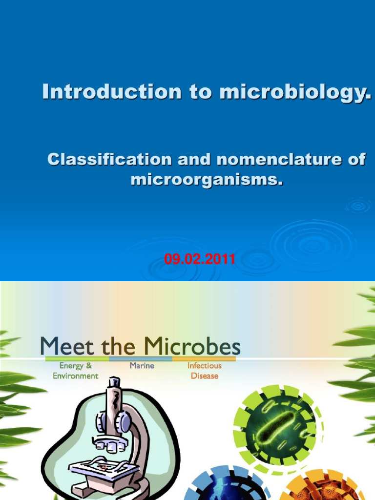 History & Classification of Microorganisms | PDF
