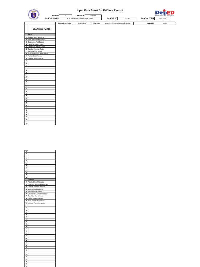 Grade 7 English. | PDF