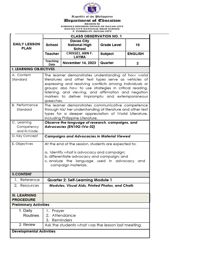 Final LP | Download Free PDF | Learning | Communication