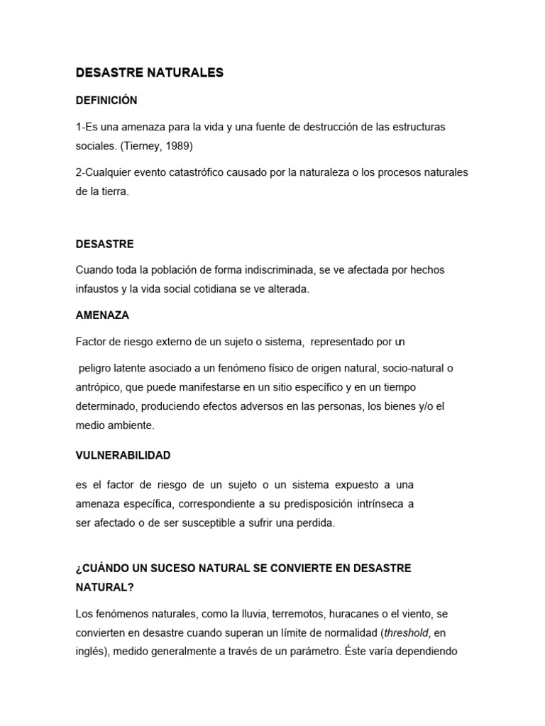 Desastre Naturales | PDF | Temblores | Tsunami