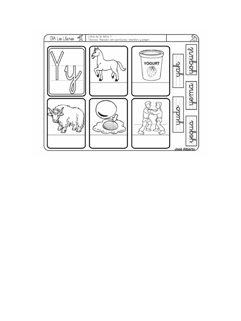 Tarea Letra Y | PDF