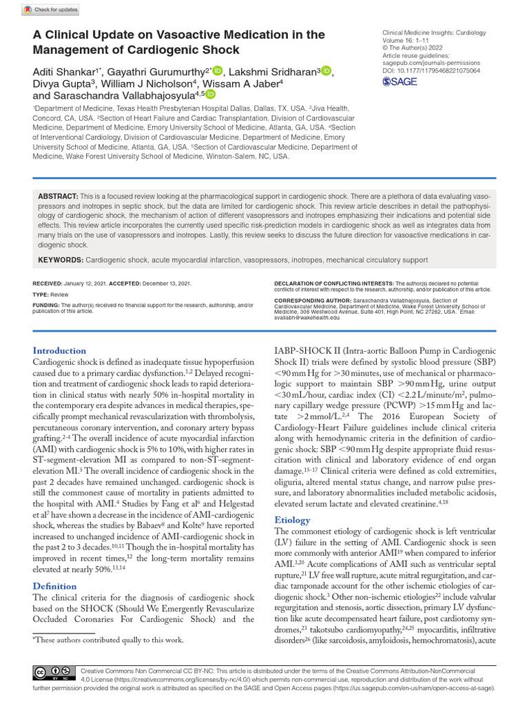 shankar-et-al-2022-a-clinical-update-on-vasoactive-medication-in-the-management-of-cardiogenic ...