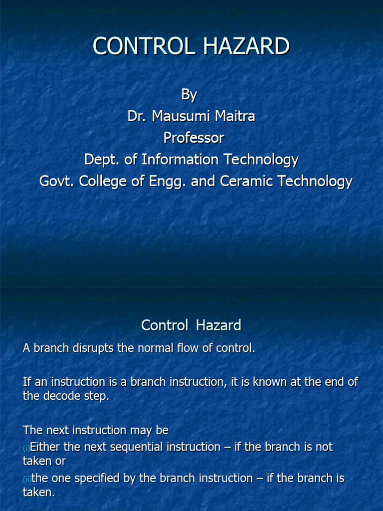 Pipelining Hazards 3 | PDF | Computer Engineering | Computing