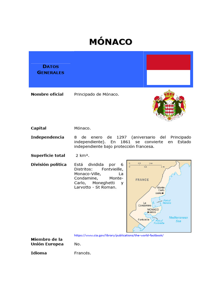 MONACO | PDF | Mónaco | Gobierno
