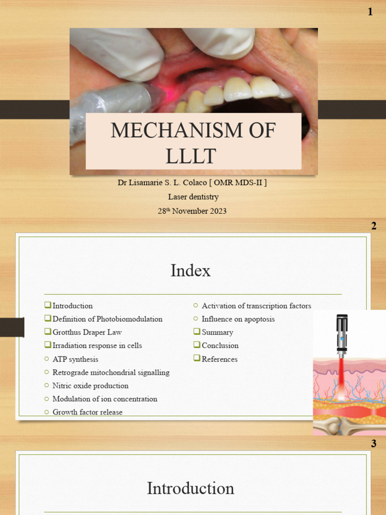 Mechanism of LLLT | PDF