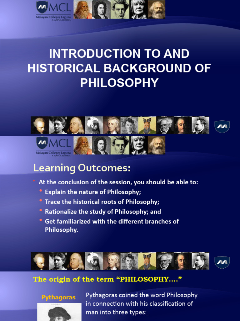 Lesson 1 - Introduction To Philosophy | PDF