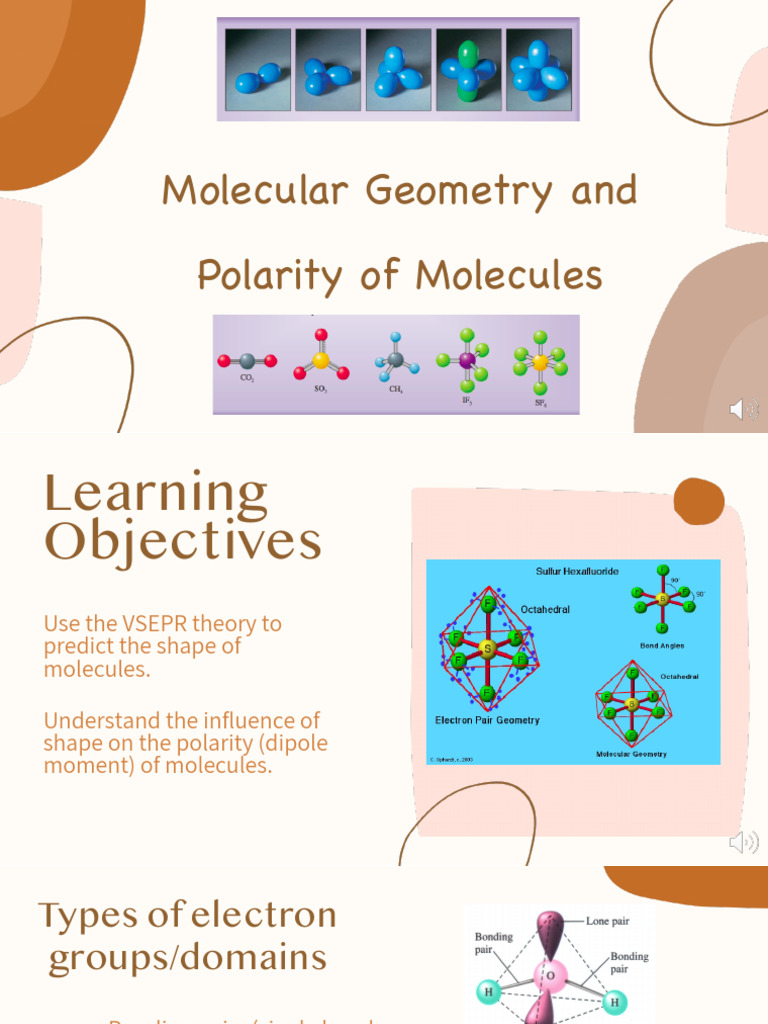 4.4 Geometry and Polarity of Molecules | PDF | Chemical Bond | Molecules