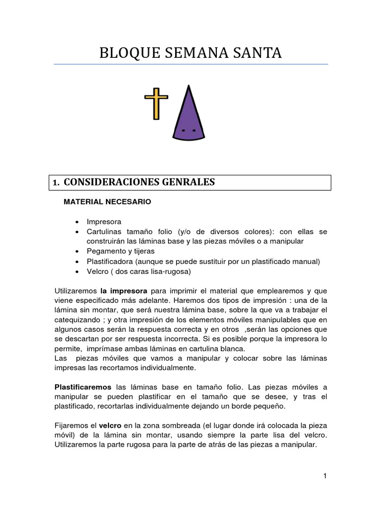 Actividades Didácticas para Semana Santa | PDF | Pascua de Resurrección