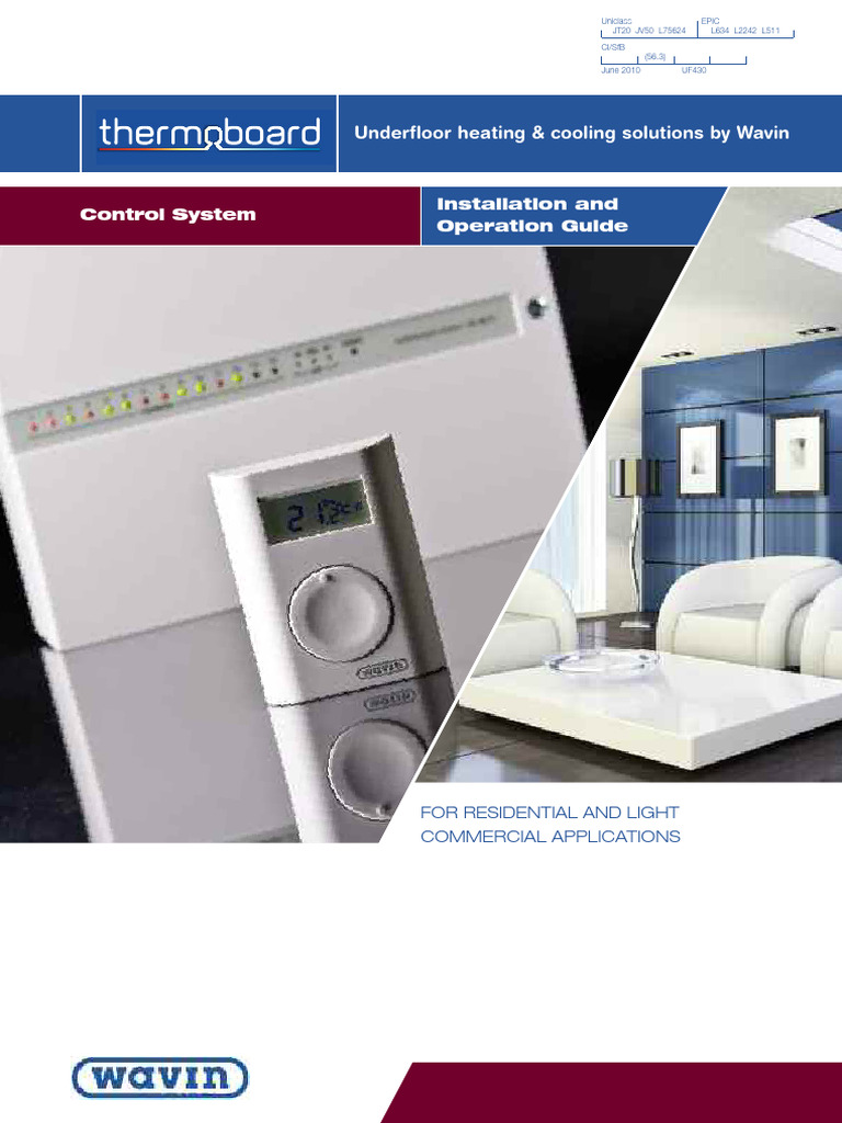 52uh714-installation-and-operation-guide | PDF | Thermostat | Power Supply