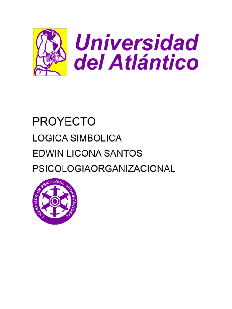Fundamentos de la Lógica Simbólica | PDF | Lógica matemática | Argumento