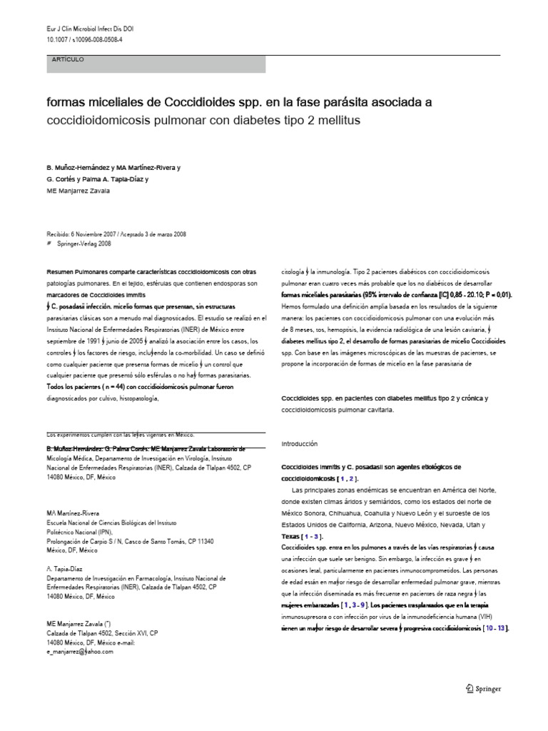 2008 Eur J Clin Microbil Infect Dis - En.es | Descargar gratis PDF ...