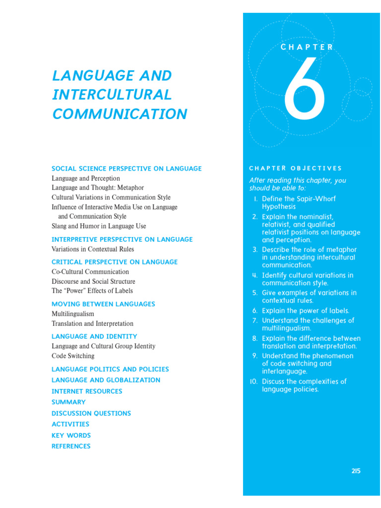 Textbook 2_Chapter 6 | PDF | Communication | Cross Cultural Communication