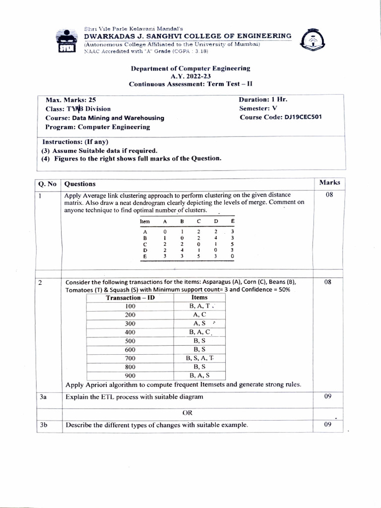 Sem5 tt2 | PDF | Computer Science | Computer Engineering