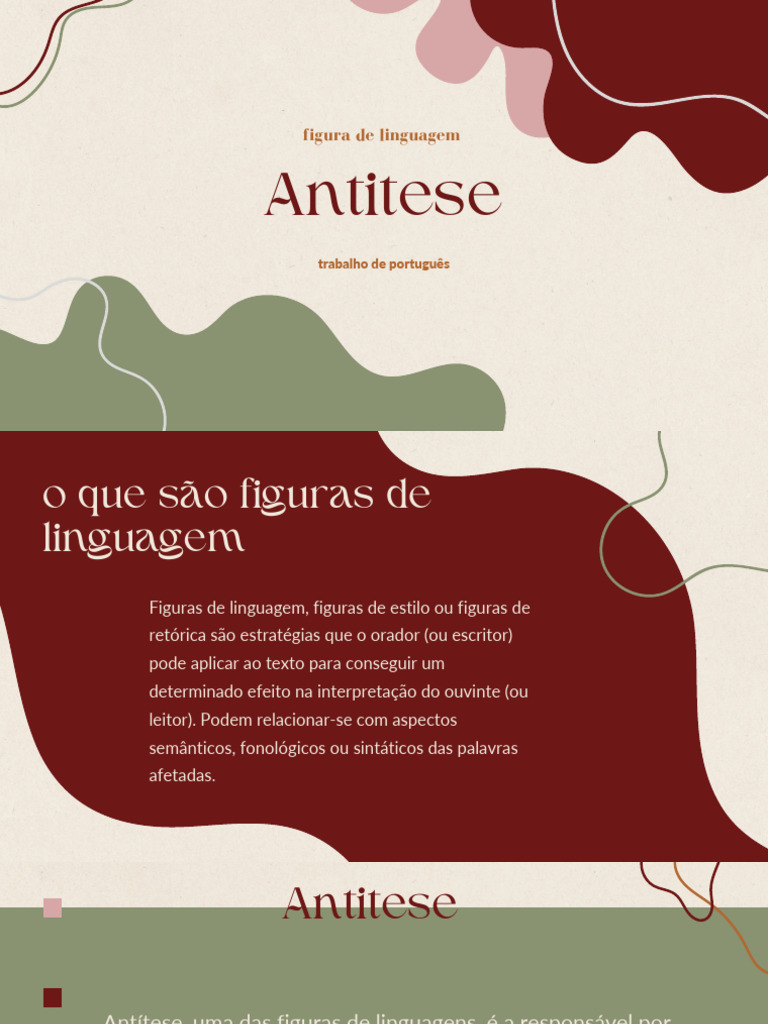 Antítese: Definição e Exemplos | PDF