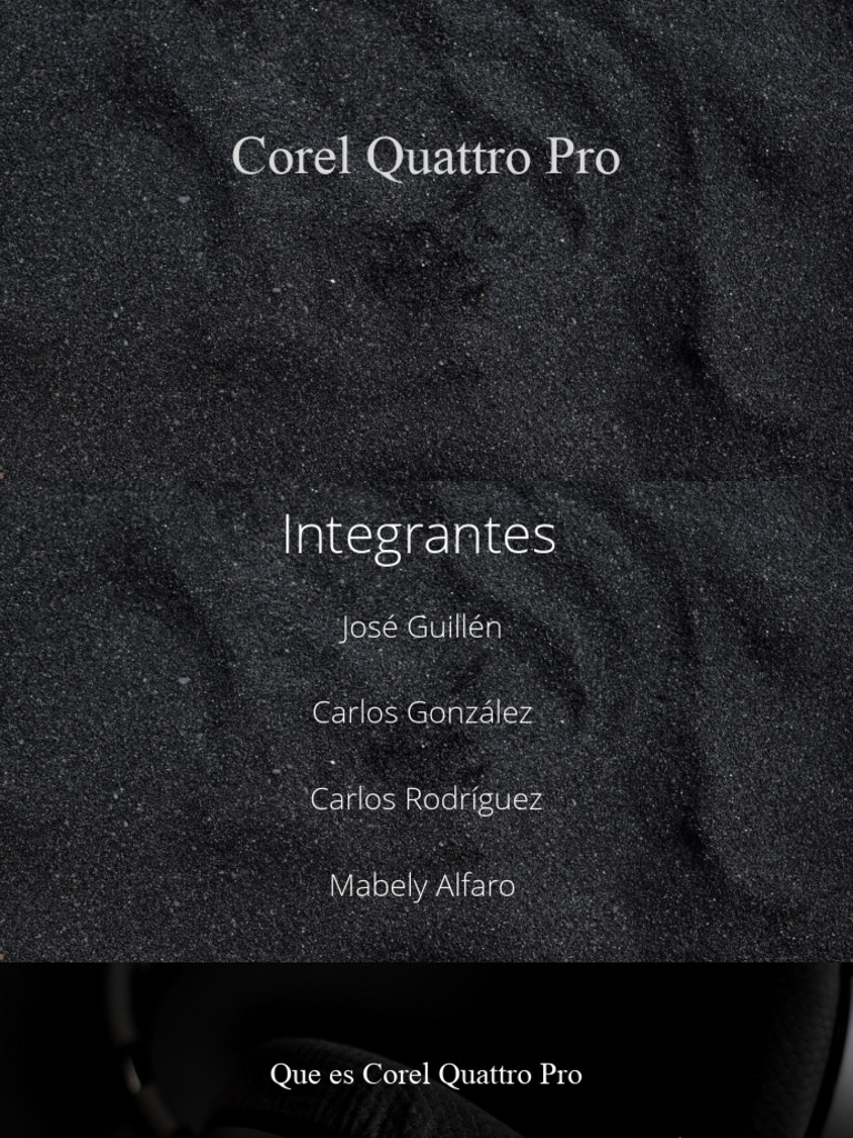 Corel Quattro Pro | PDF