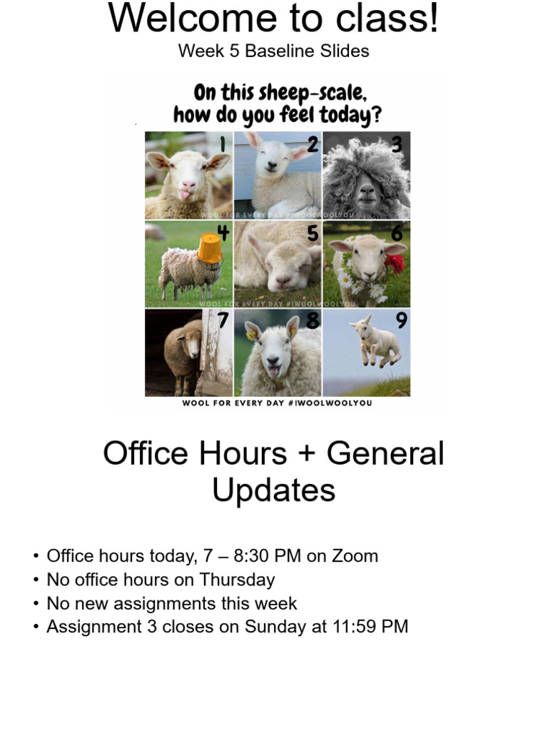 Week 5 Baseline Slides For Students | PDF