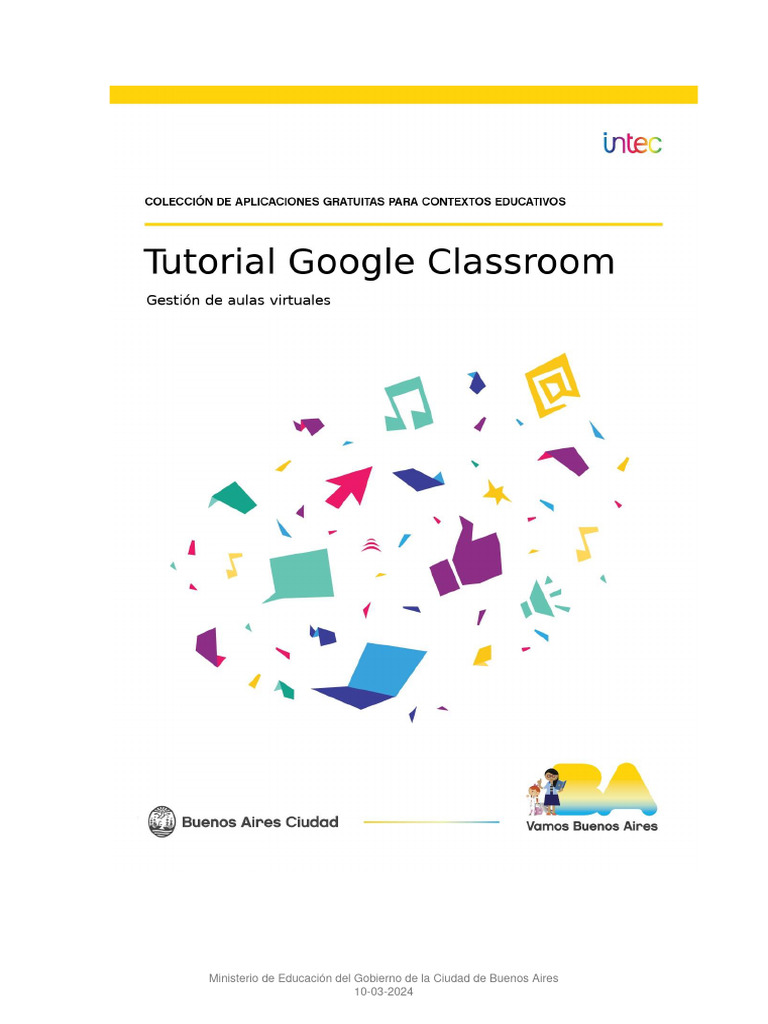Tutorial Google Classroom | PDF | Software | Informática
