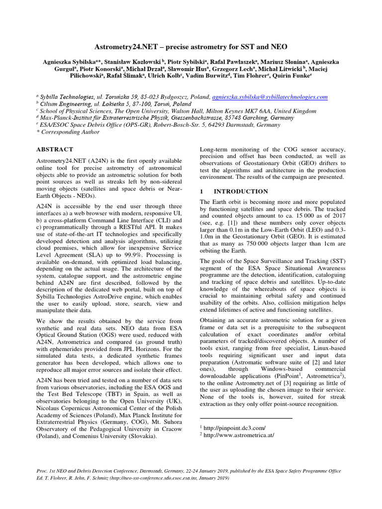 Astrometry24.NET: Advanced Astrometric Tool | PDF | Computer File ...