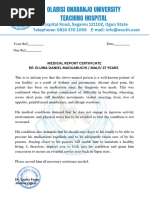 Medical Report Format | PDF