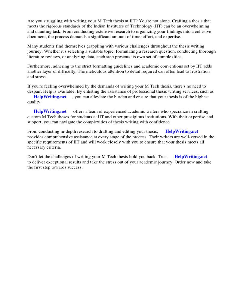 M Tech Thesis Iit | PDF | Thesis | Filter (Signal Processing)