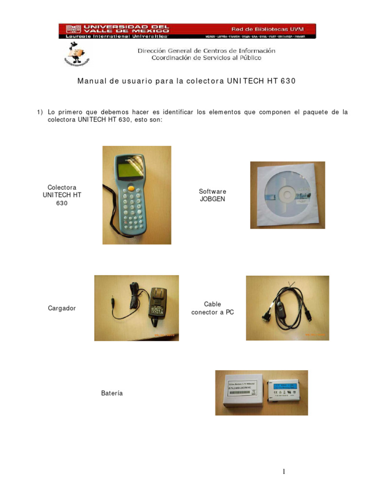 ht630 Castellano | PDF | Archivo de computadora | Cargador de batería
