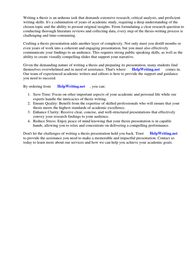 How To Make Thesis Presentation | PDF | Microsoft Power Point | Thesis