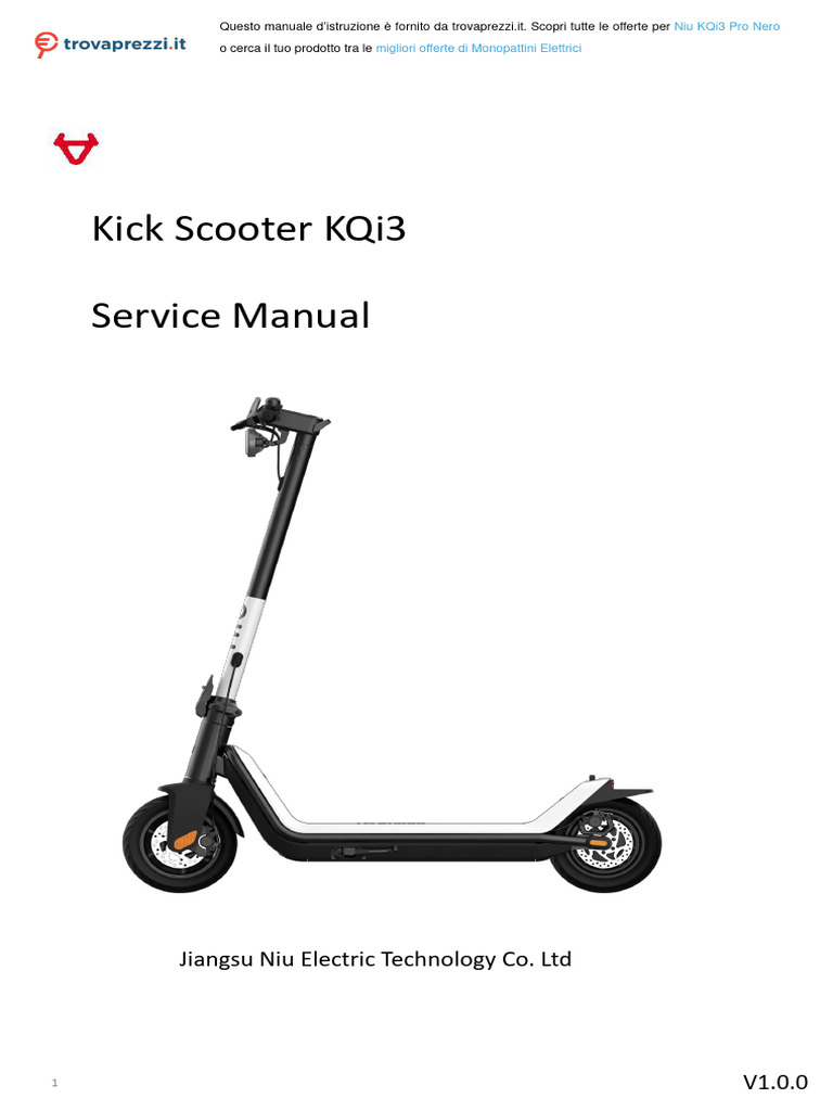 Niu Kqi3 Wiring Diagram | PDF | Screw | Electrical Connector