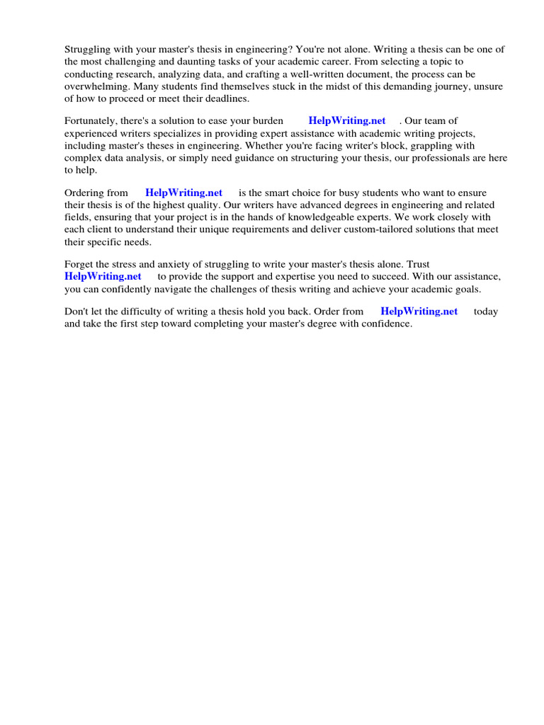 Master Thesis Engineering PDF | PDF | Thesis | Electrical Grid