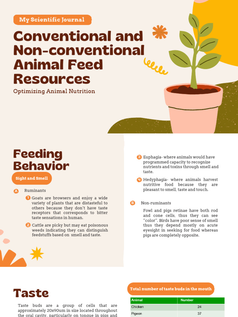 Conventional and Non-conventional Animal Feed Resources (1) | PDF ...