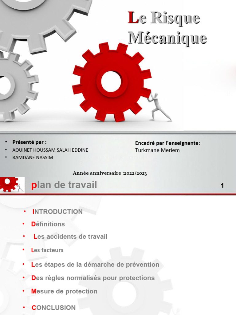 Risque Mécanique | PDF | Risque | Sécurité