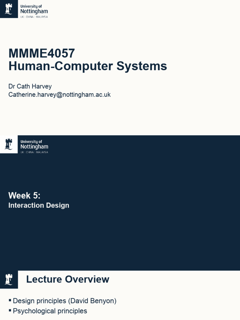 Interaction Design | PDF | Usability | Attention